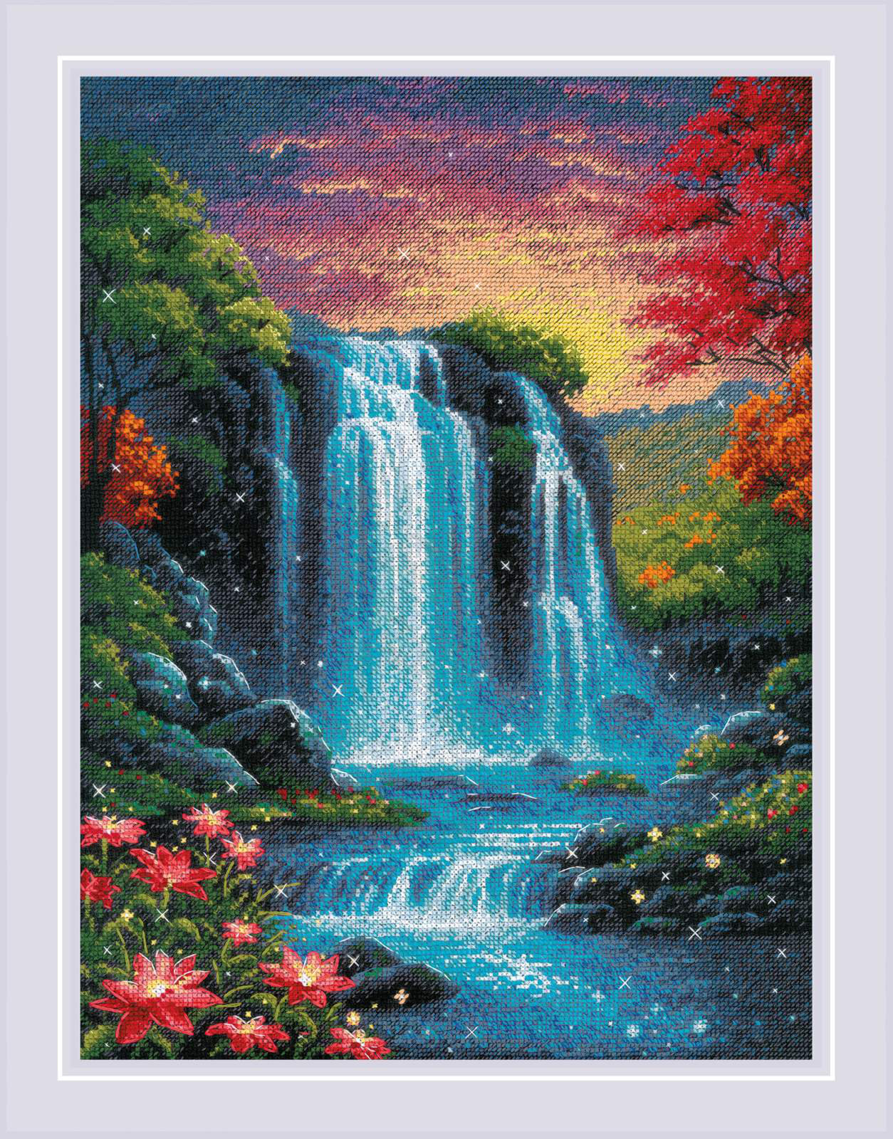 Riolis Magical Waterfall R2274 Counted Cross Stitch Kit | Wayfair