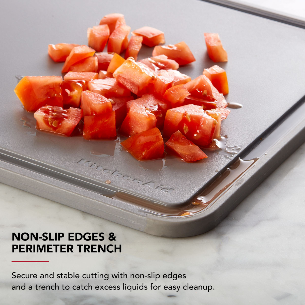 KitchenAid® Kitchenaid Classic Non-Slip Poly Cutting Board, 11X14 Inch ...