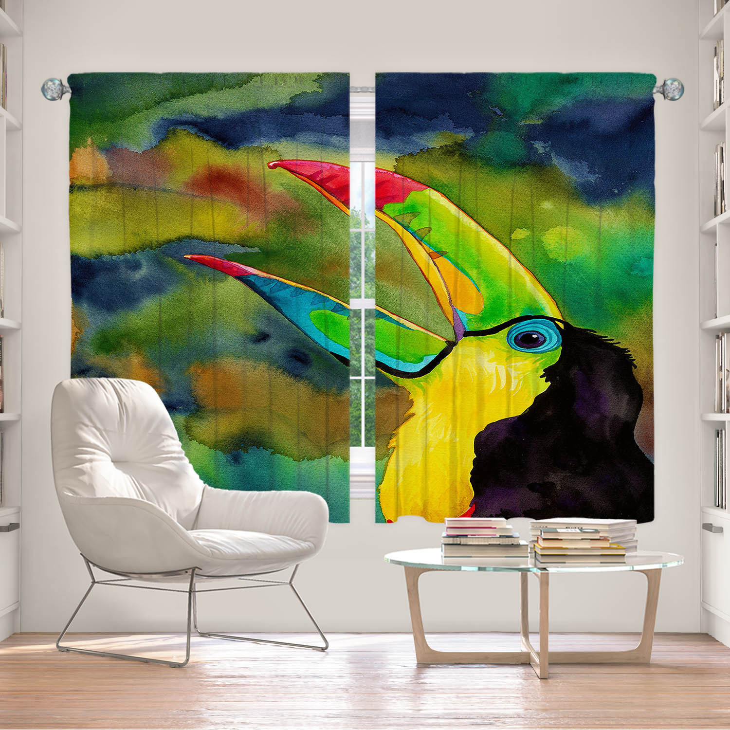 East Urban Home Gittel Polyester Room Darkening Filters Out Most Light ...