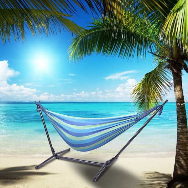 Bayou Breeze Congo Double Classic Hammock with Stand & Reviews | Wayfair