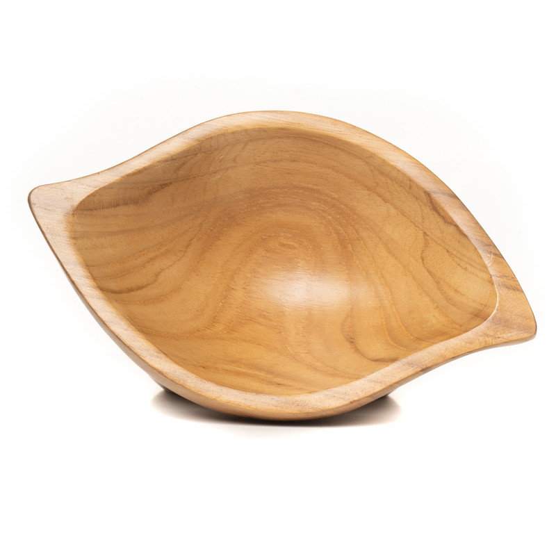 Millwood Pines Tonsui Teak Wood Side Bowl 2-Pack | Wayfair