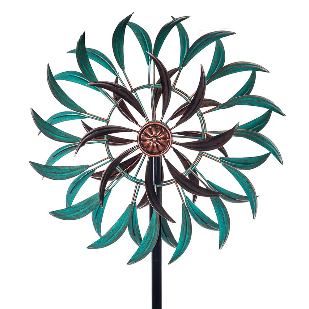 Red Barrel Studio® Metal Wind Spinner,Two-Way Wind Sculptures,360 ...