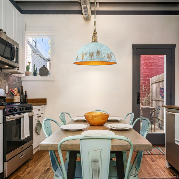 Ophelia & Co. 1 - Light Dimmable Dome Kitchen Island Pendant Light ...