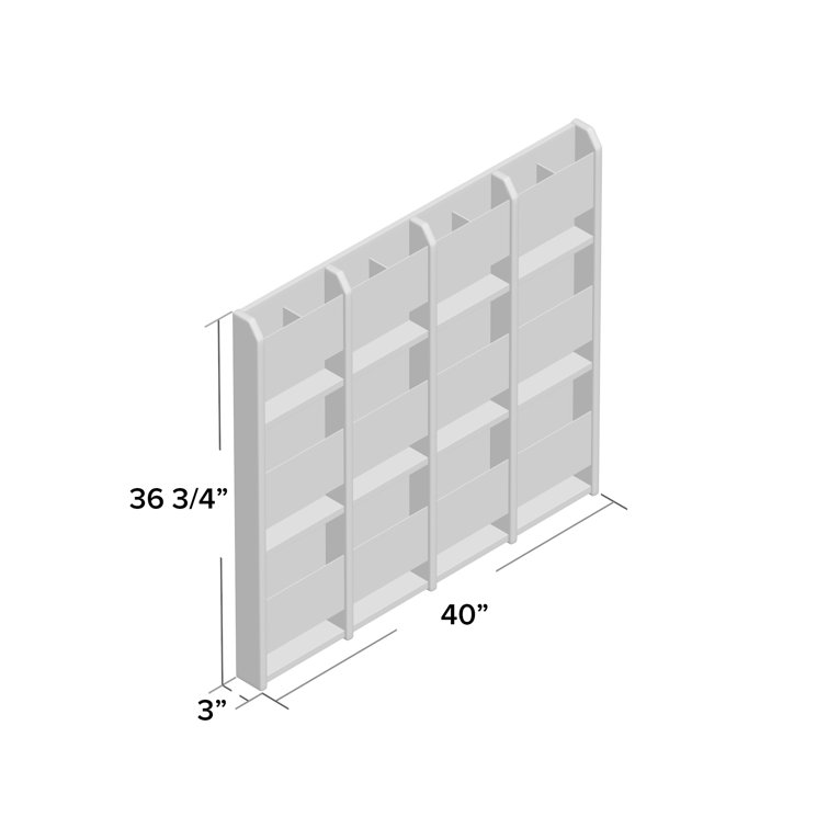 Rebrilliant Casas Wood Magazine Rack & Reviews | Wayfair