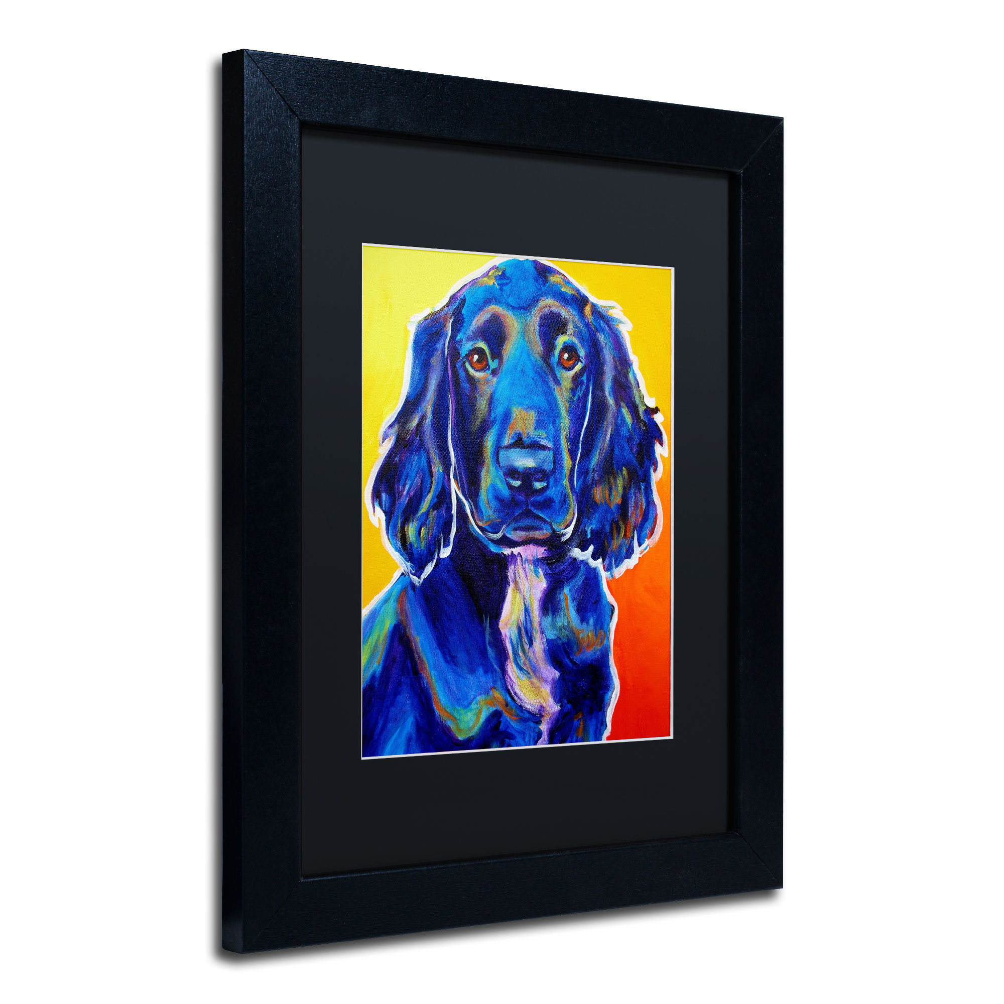 Trademark Fine Art 'Otis' by Dawg Art Framed Painting Print on Canvas ...