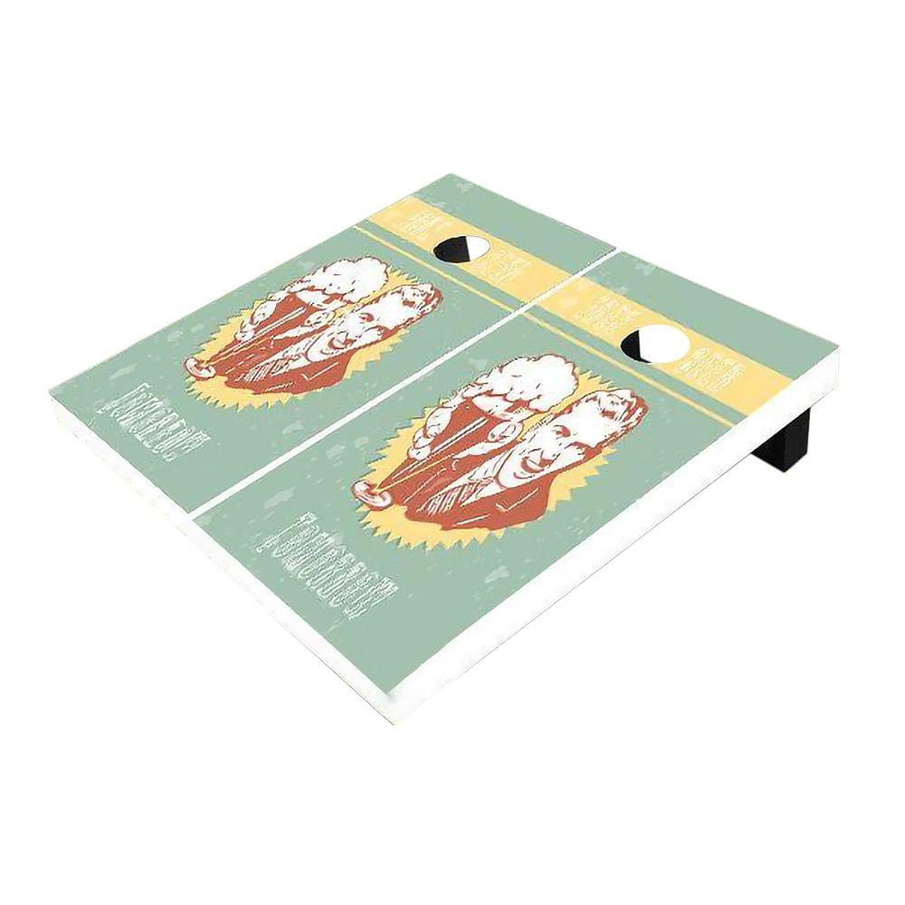 Skip's Garage 2' X 3' Free Beer Cornhole Boards | Wayfair