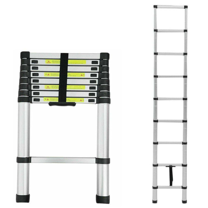 Symple Stuff Lathan Aluminium Lightweight Small Step Ladder & Reviews ...