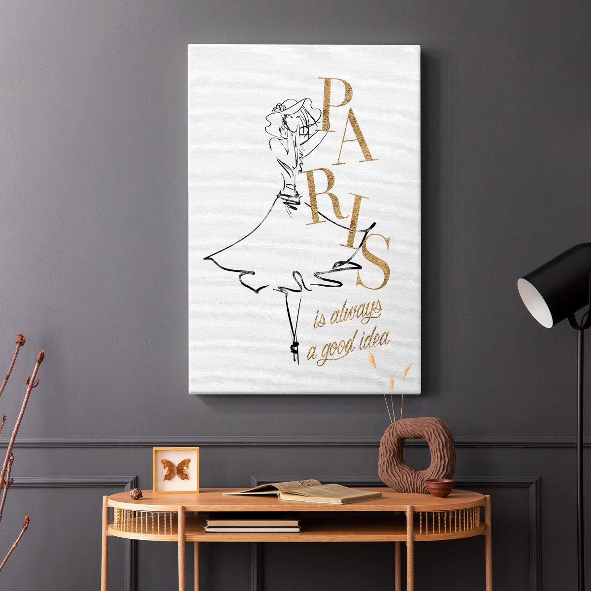 Lark Manor™ Paris Model II -Gallery Wrapped Cavas | Wayfair