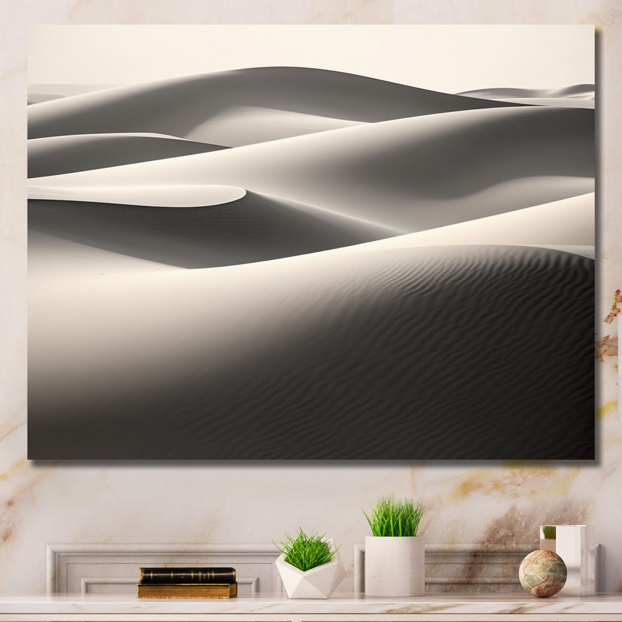 Union Rustic Gray Saharan Dunes I - Print | Wayfair