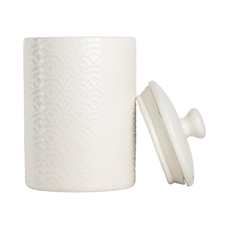 Highland Dunes Embossed 3 Piece Kitchen Canister Set & Reviews | Wayfair