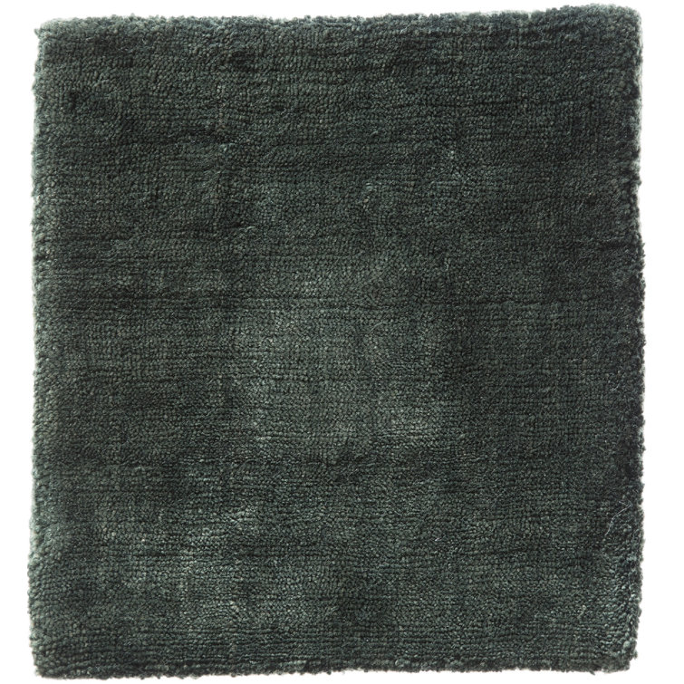 Latitude Run® Modern Hand-Loomed Art Silk Forest Rug | Wayfair