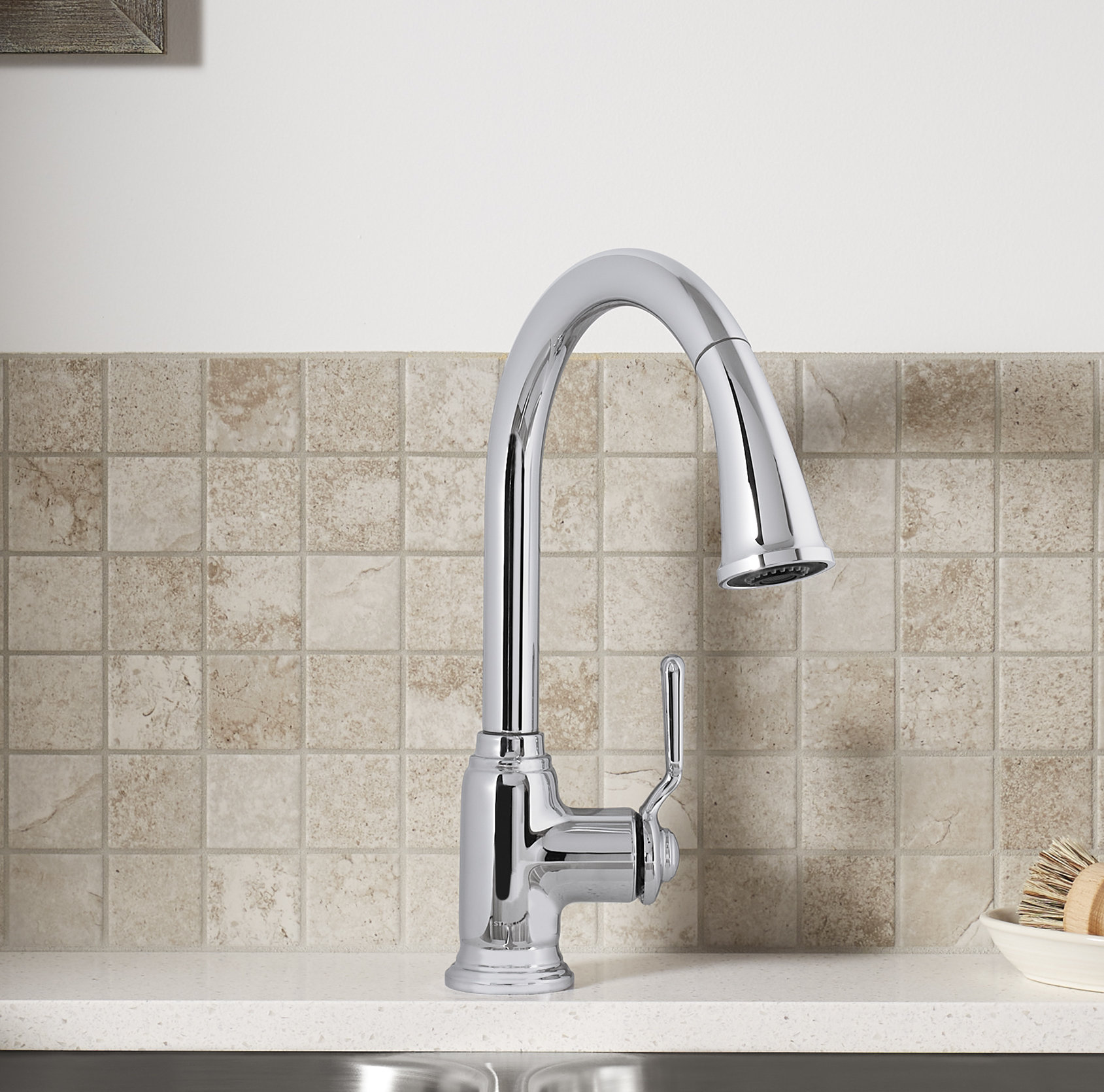 Sterling by Kohler Ludington Pull-Down Single-Handle Kitchen Sink ...