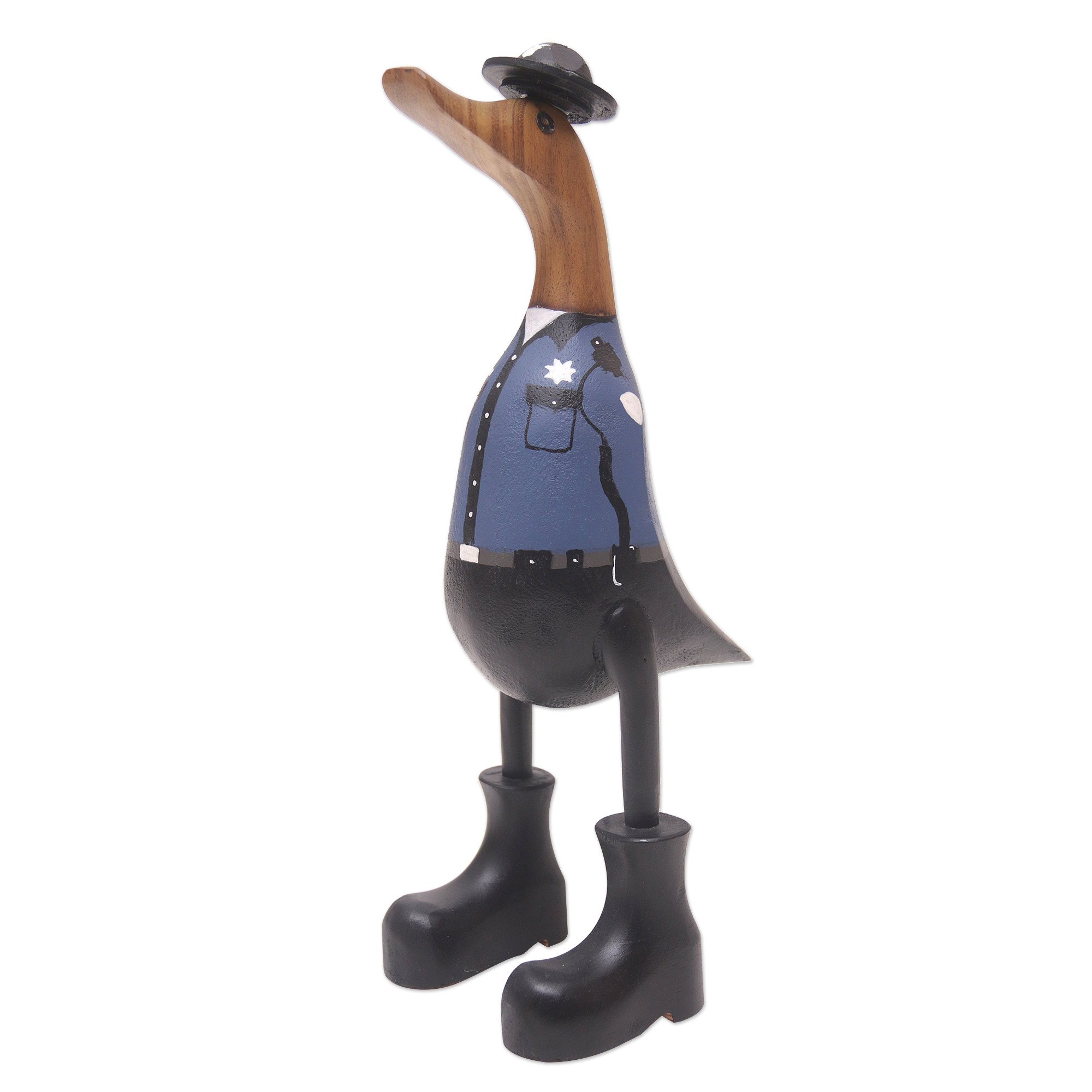 Trinx Glendalis Officer Duck Sculpture | Wayfair