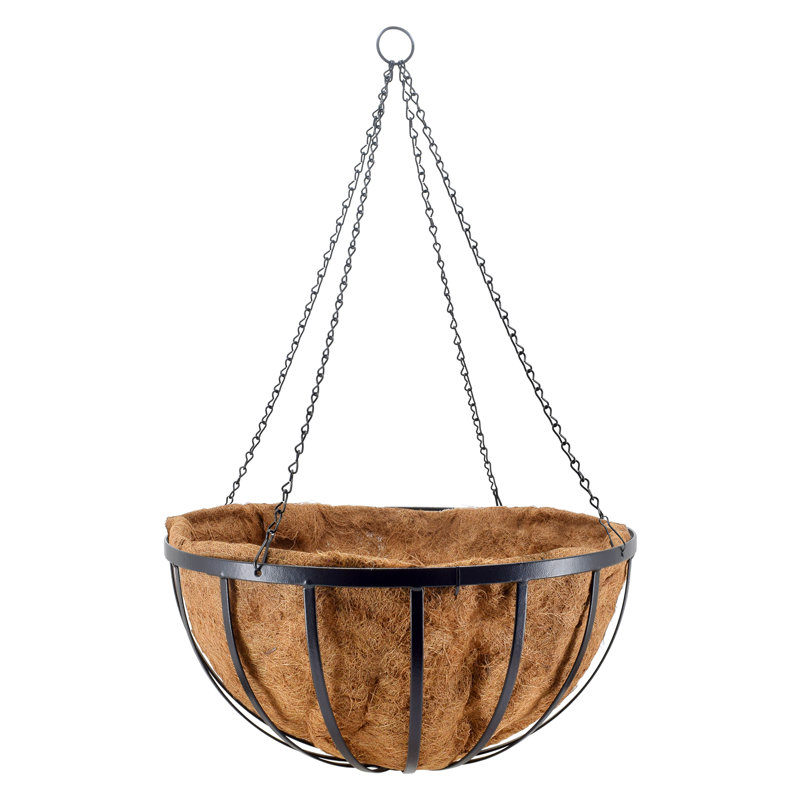 Arlmont & Co. Toru Solstice Round Hanging Basket - 24" | Wayfair