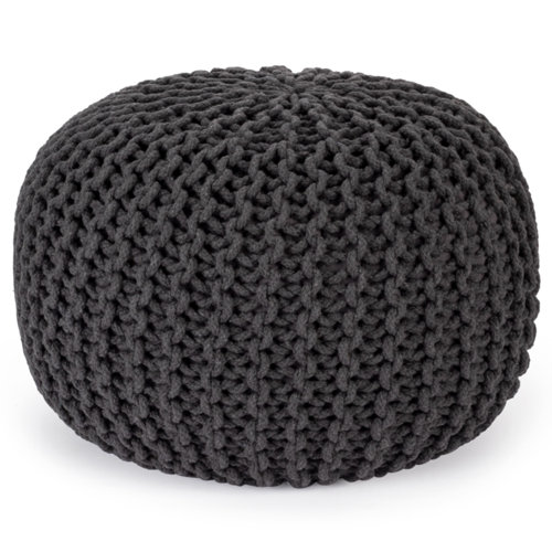 Brambly Cottage Nigella 50cm Wide Round Pouffe Ottoman & Reviews ...