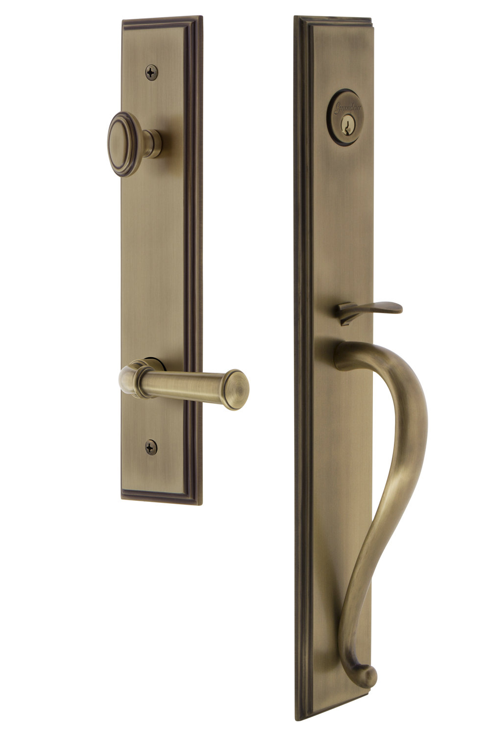 Grandeur Carré One-Piece Complete Inactive Dummy Handleset with S Grip ...