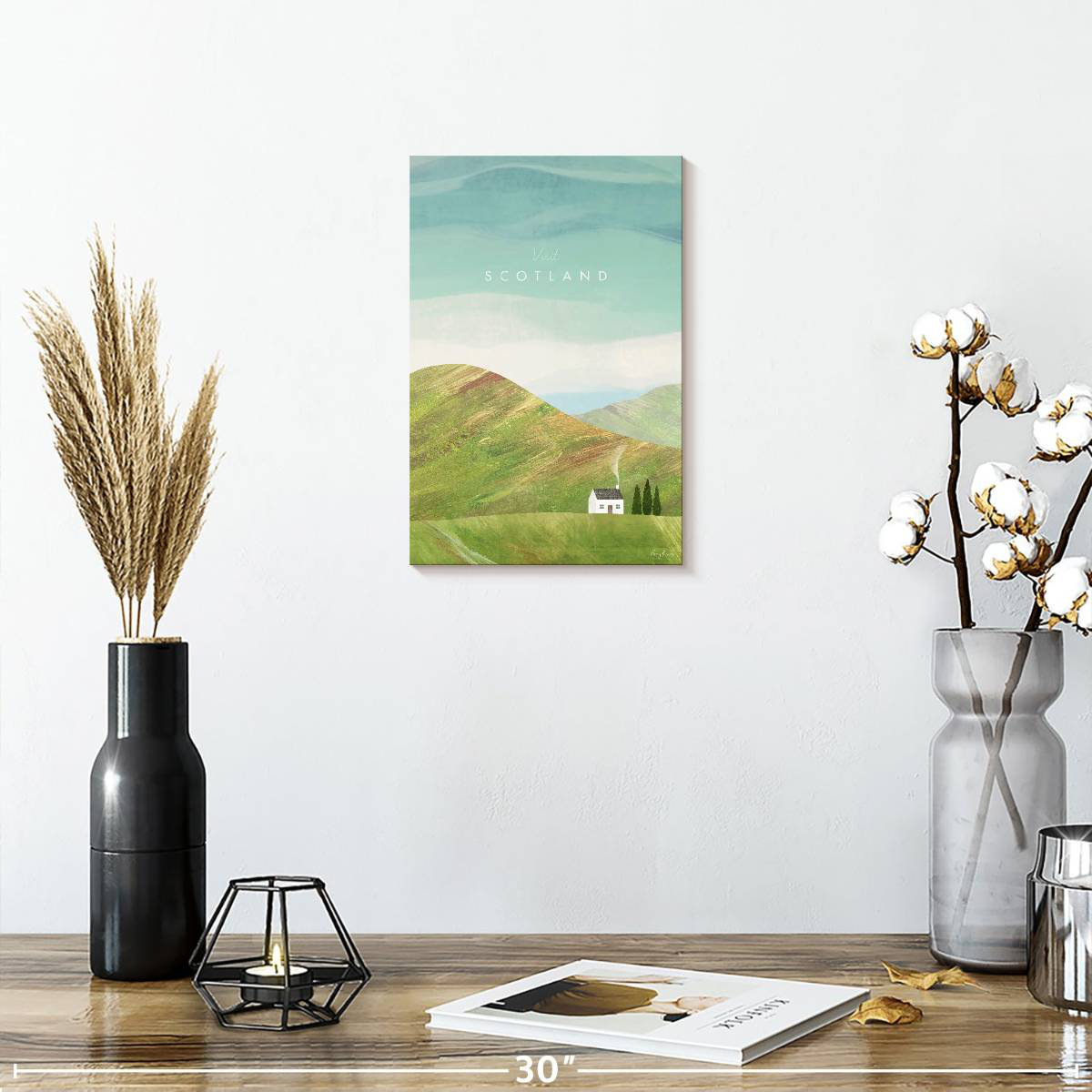 Ebern Designs Aime Scotland Vintage Travel Poster | Wayfair