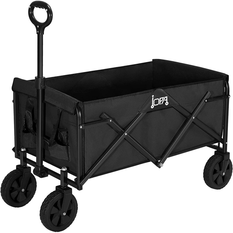 Rollefun Heavy Duty, Collapsible, and Foldable Pull Push Wagon with ...