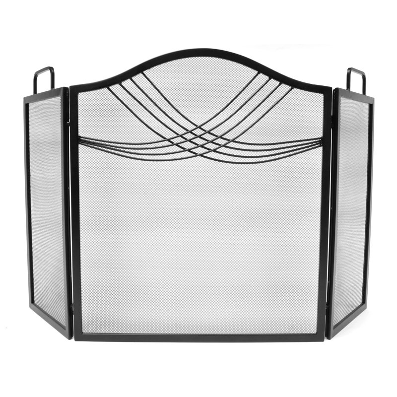 Symple Stuff Fourline 4 Panel Steel Fireplace Screen | Wayfair.co.uk