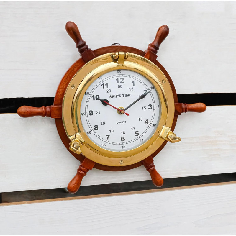 Breakwater Bay Hesston Wall Clock | Wayfair