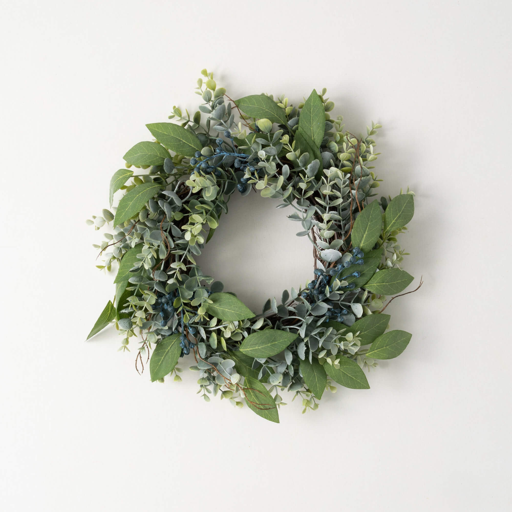 Primrue Eucalyptus & Sage Plastic Wreath & Reviews | Wayfair