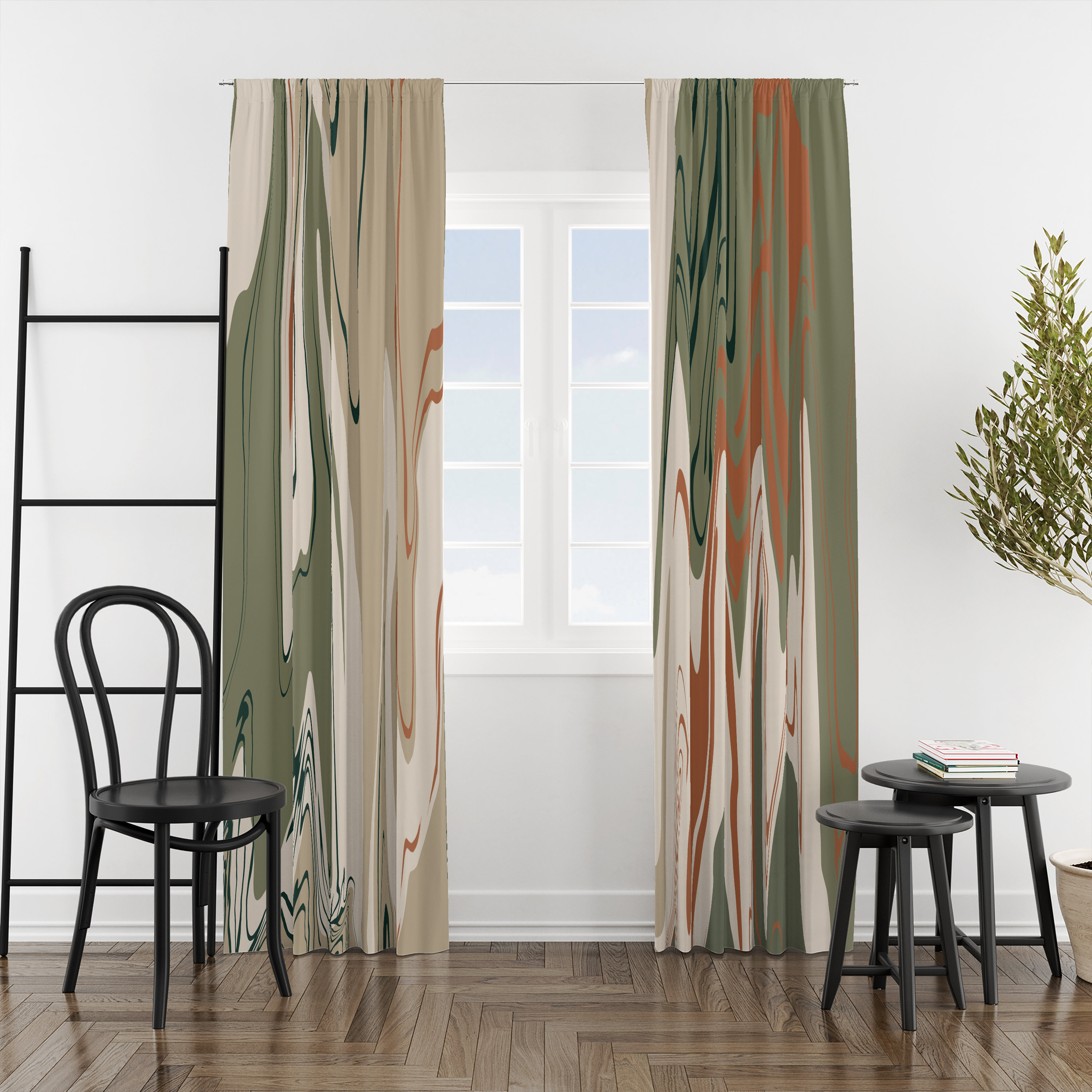 Folk N Funky Polyester Curtain | Wayfair