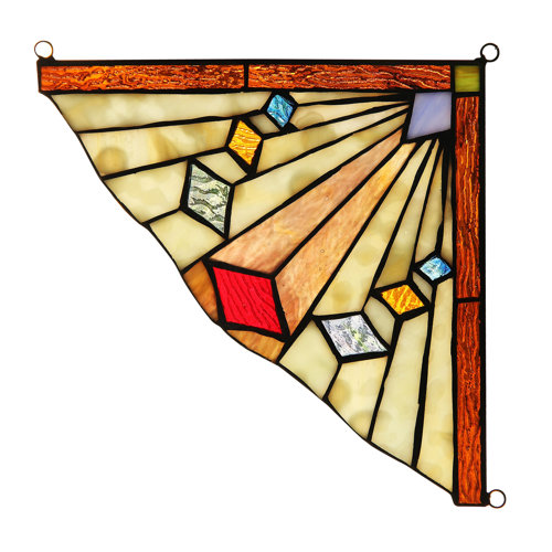 Astoria Grand Geometric Window Panel | Wayfair