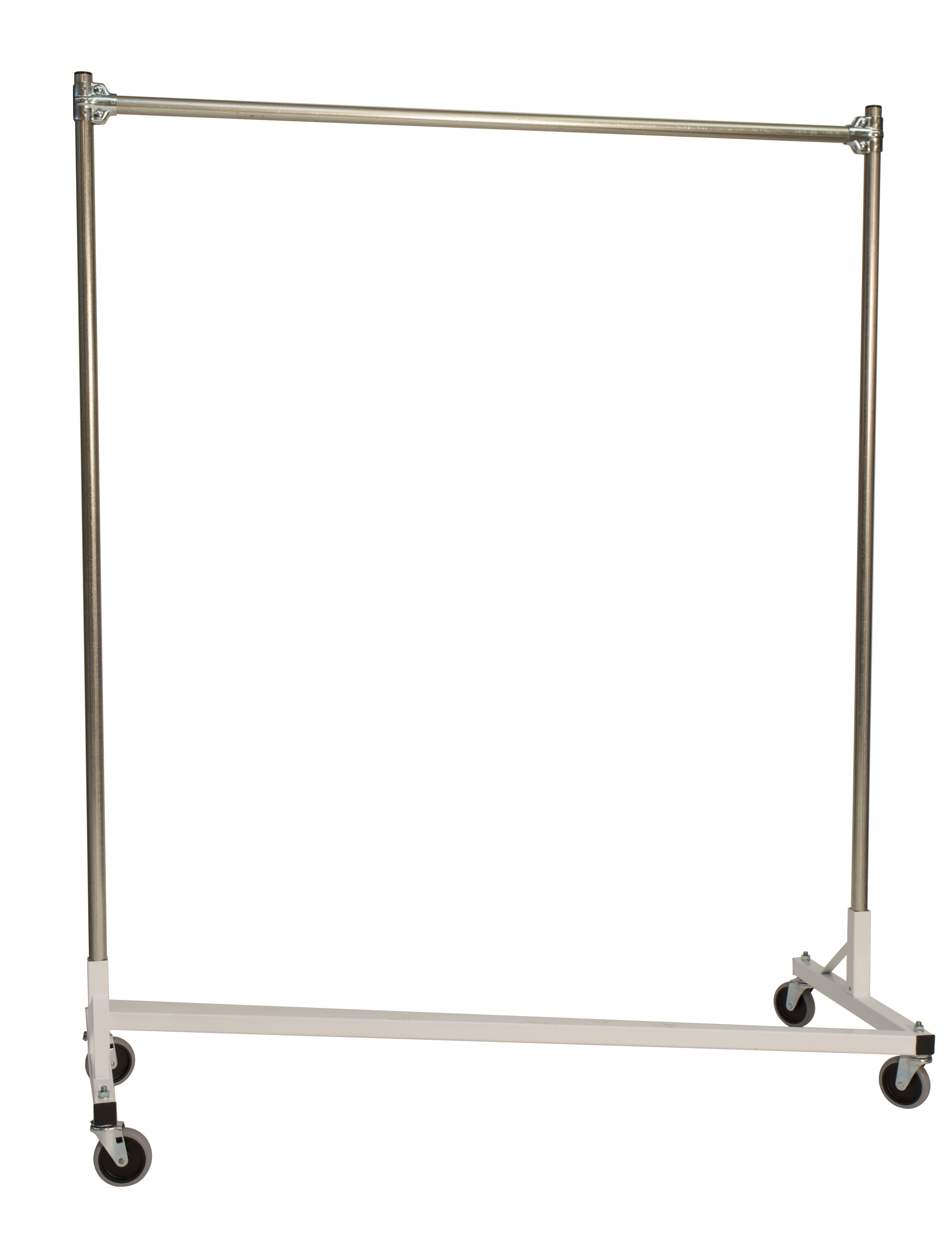 Quality Fabricators 63" W Heavy Duty Single Rail Garment Rack & Reviews ...