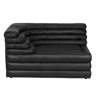 Noir Bandera Upholstered Leather Chaise Lounge | Wayfair