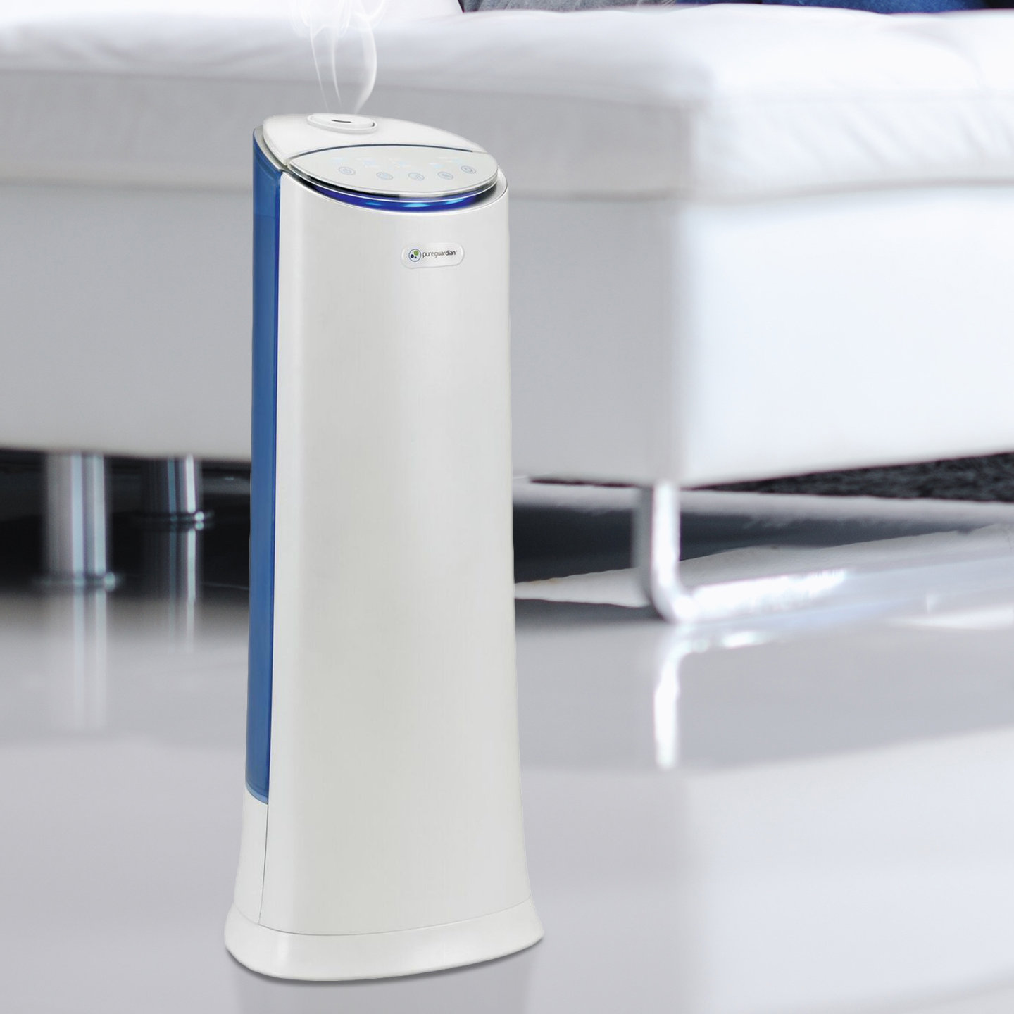 Guardian Technologies 1.5 Gal. Dual Mist Ultrasonic Tower Humidifier ...