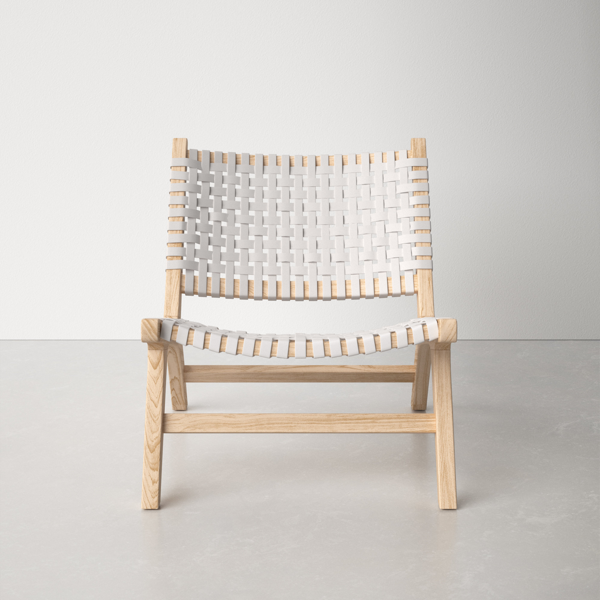 AllModern Denman Leather Side Chair & Reviews | Wayfair