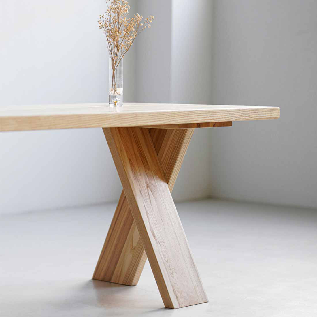 HomeLuxea Solid ash wood modern simple dining table | Wayfair