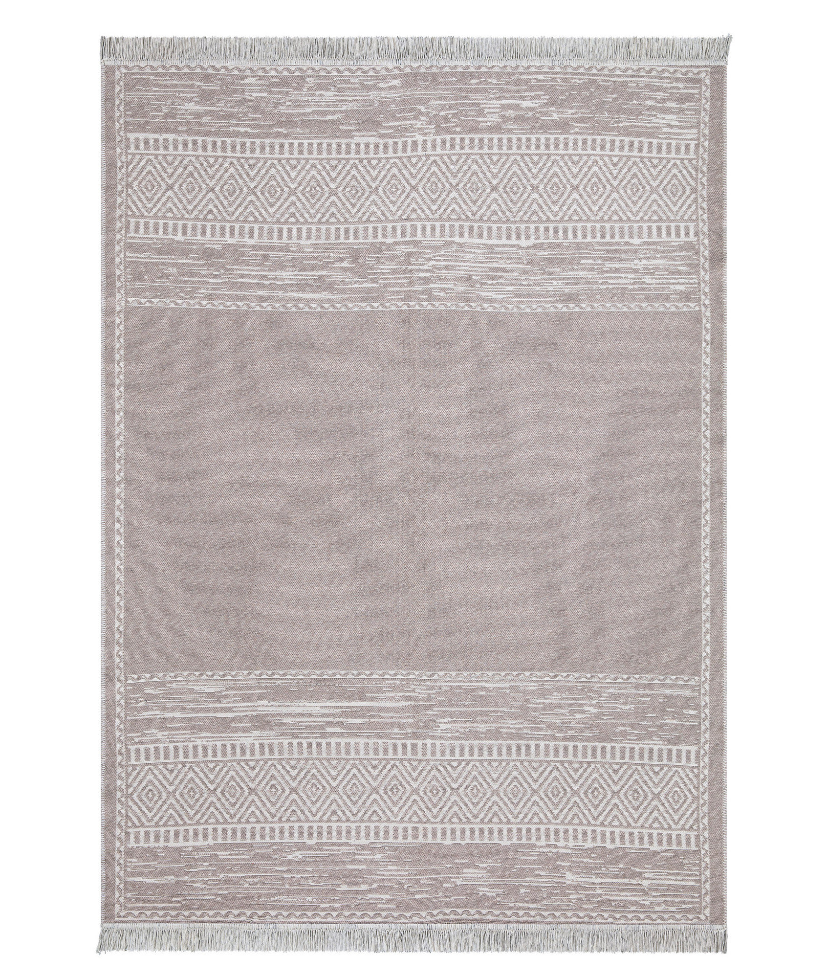 East Urban Home Naglee Handmade Kilim Cotton Beige/Light Grey Rug ...