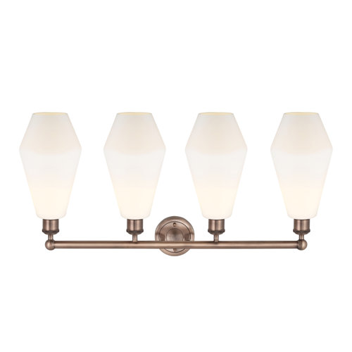 Copper Bathroom Vanity Lighting You'll Love | Wayfair