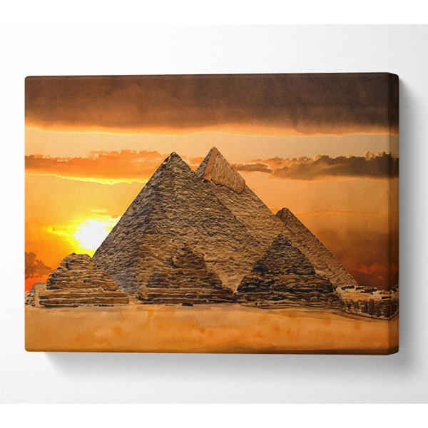 Natur Pur Egyptian Pyramids Cairo Egypt Africa - Wrapped Canvas Art ...