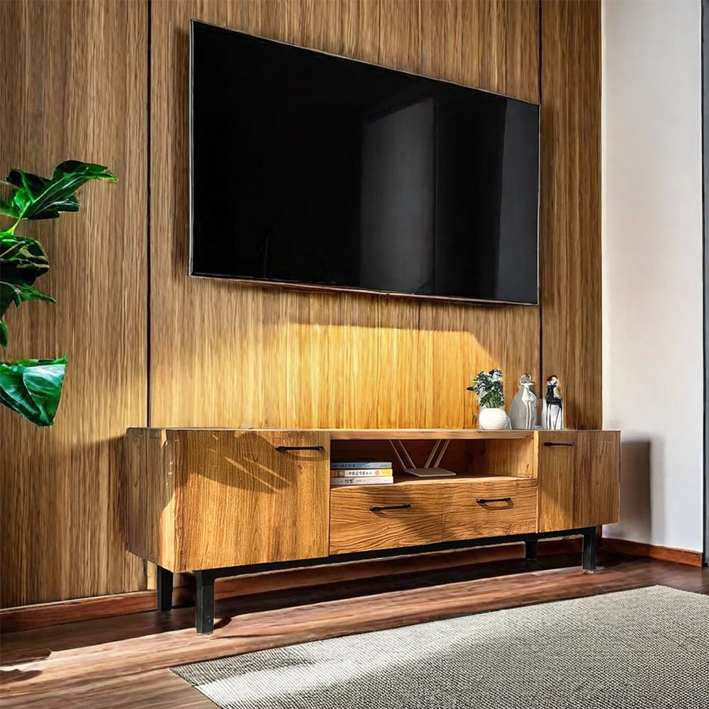 moonlight design Simple elm TV cabinet | Wayfair