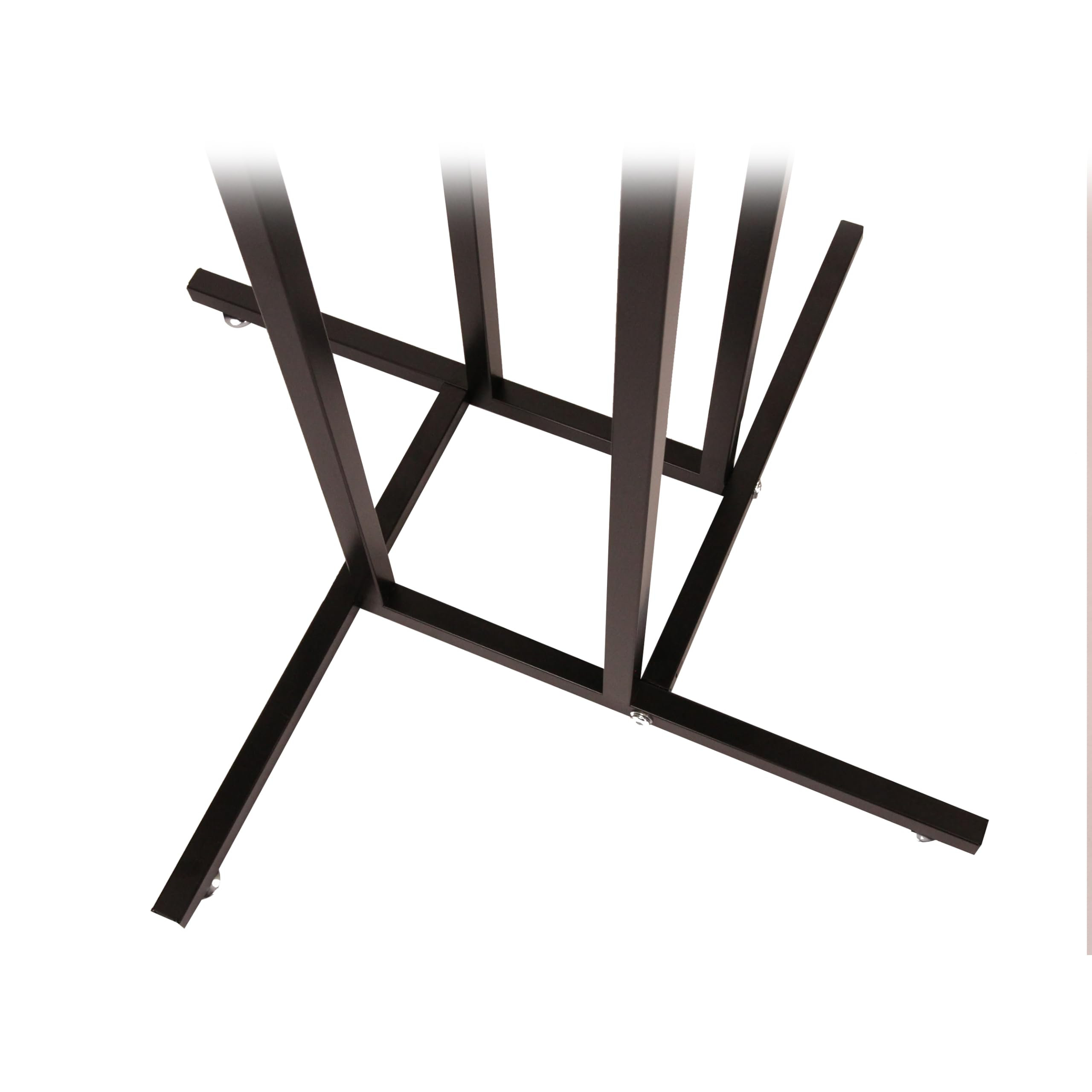 Rebrilliant Black Four-Way Adjustable Clothing Rack With Tilt Arms ...
