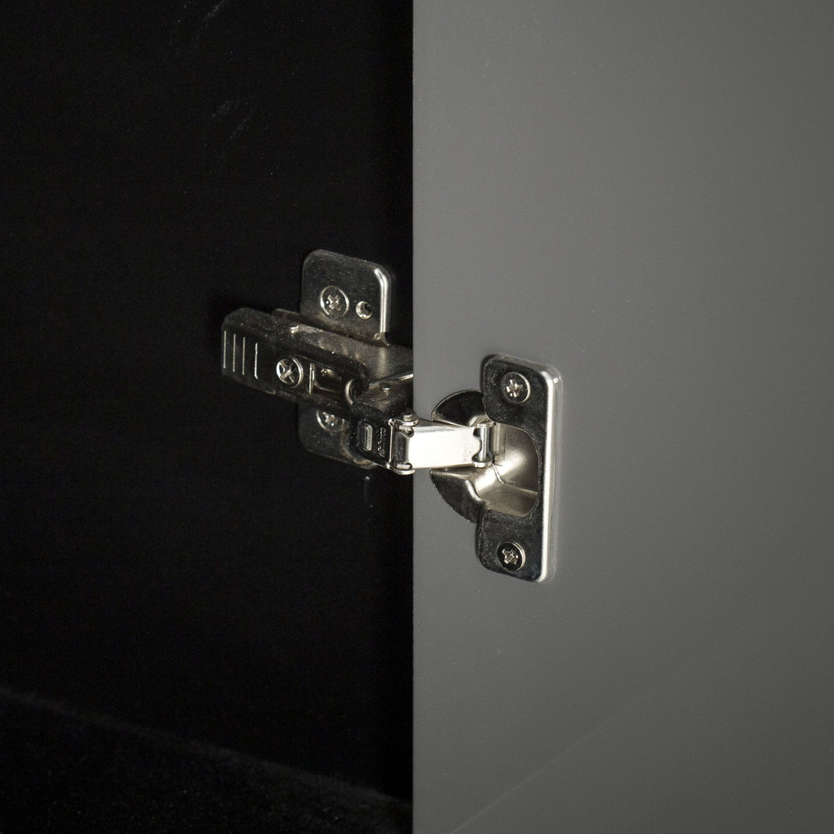 Sonder Living Shield Cabinet - Dark Grey Lacquer | Perigold