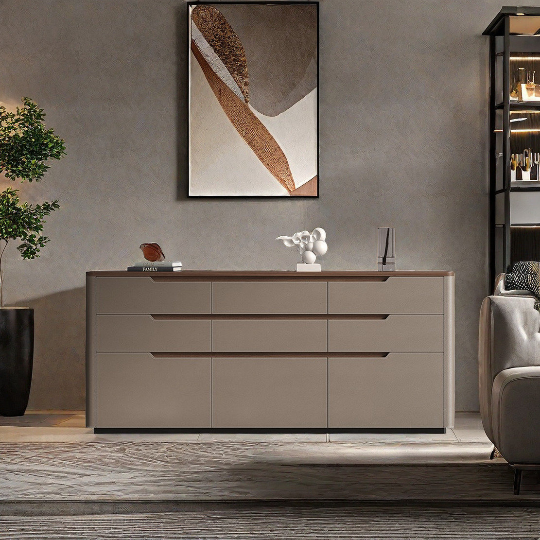 Morpho Nest Creations High-End Simplicity Multifunctional Sideboard ...