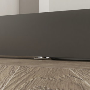 Calhome 40 in. x 84 in. Full Lite Frost Glass Steel Frame Sliding Door ...