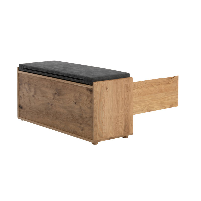 Hokku Designs Donnalou Wood Storage Bench | Wayfair