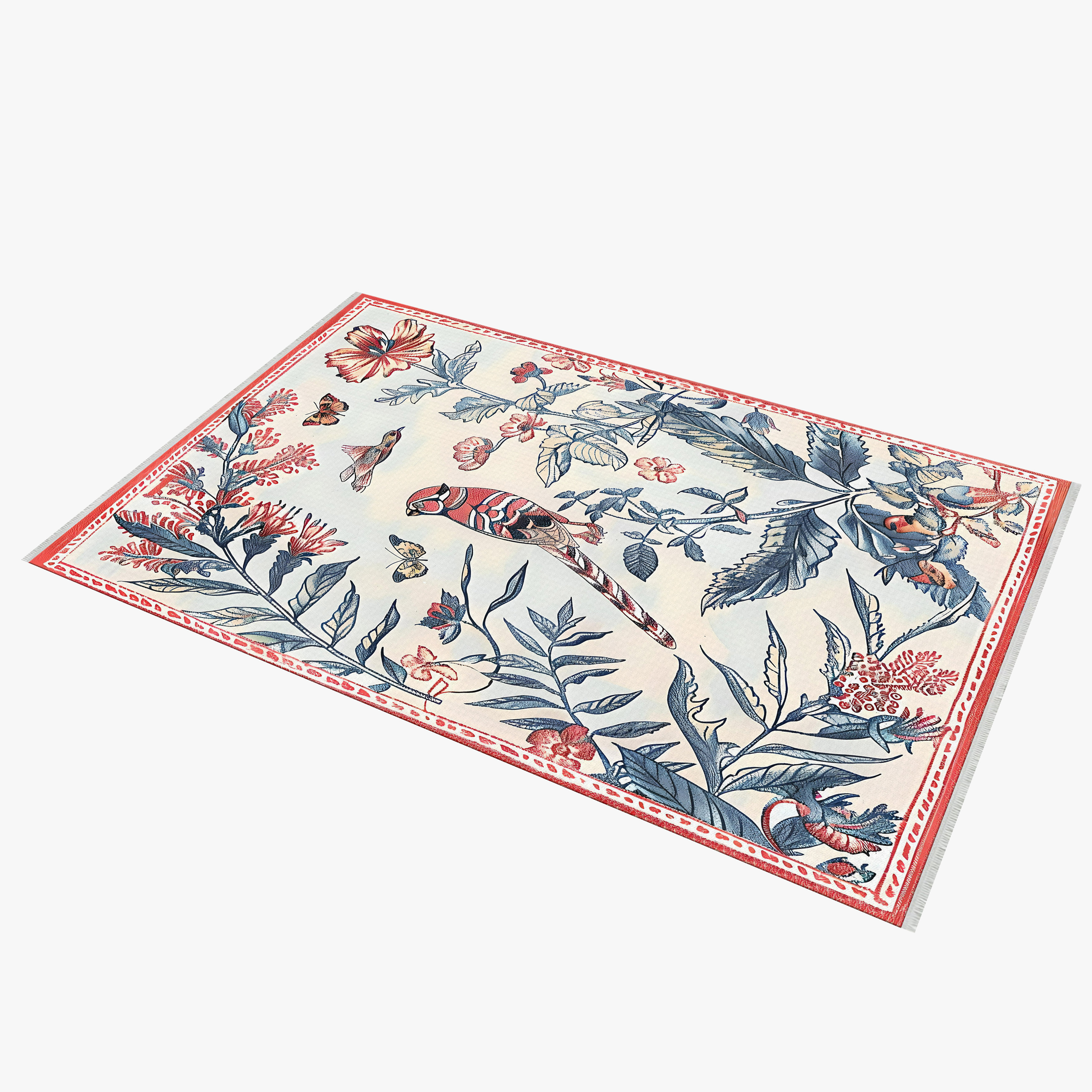 Lark Manor Behah Area Rug with Non-Slip Backing | Wayfair