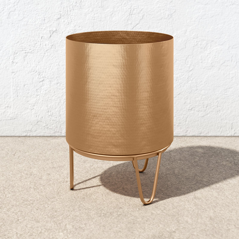 AllModern Aliana Metal Cachepot | Wayfair