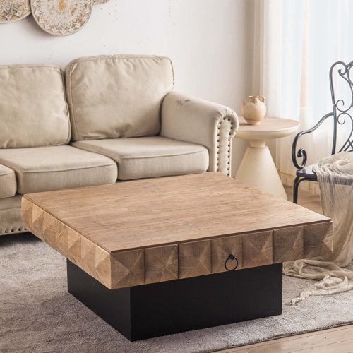 Block Square Coffee Tables You'll Love | Wayfair