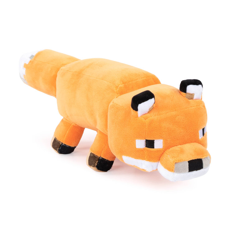 Microsoft Minecraft Fox Plush Pillow - Soft Stuffed Animal | Wayfair.co.uk