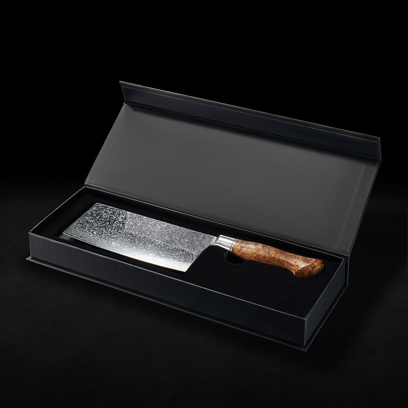 Senken Knives 67-layer Damascus Steel Cleaver Knife - Japanese Vg10 ...