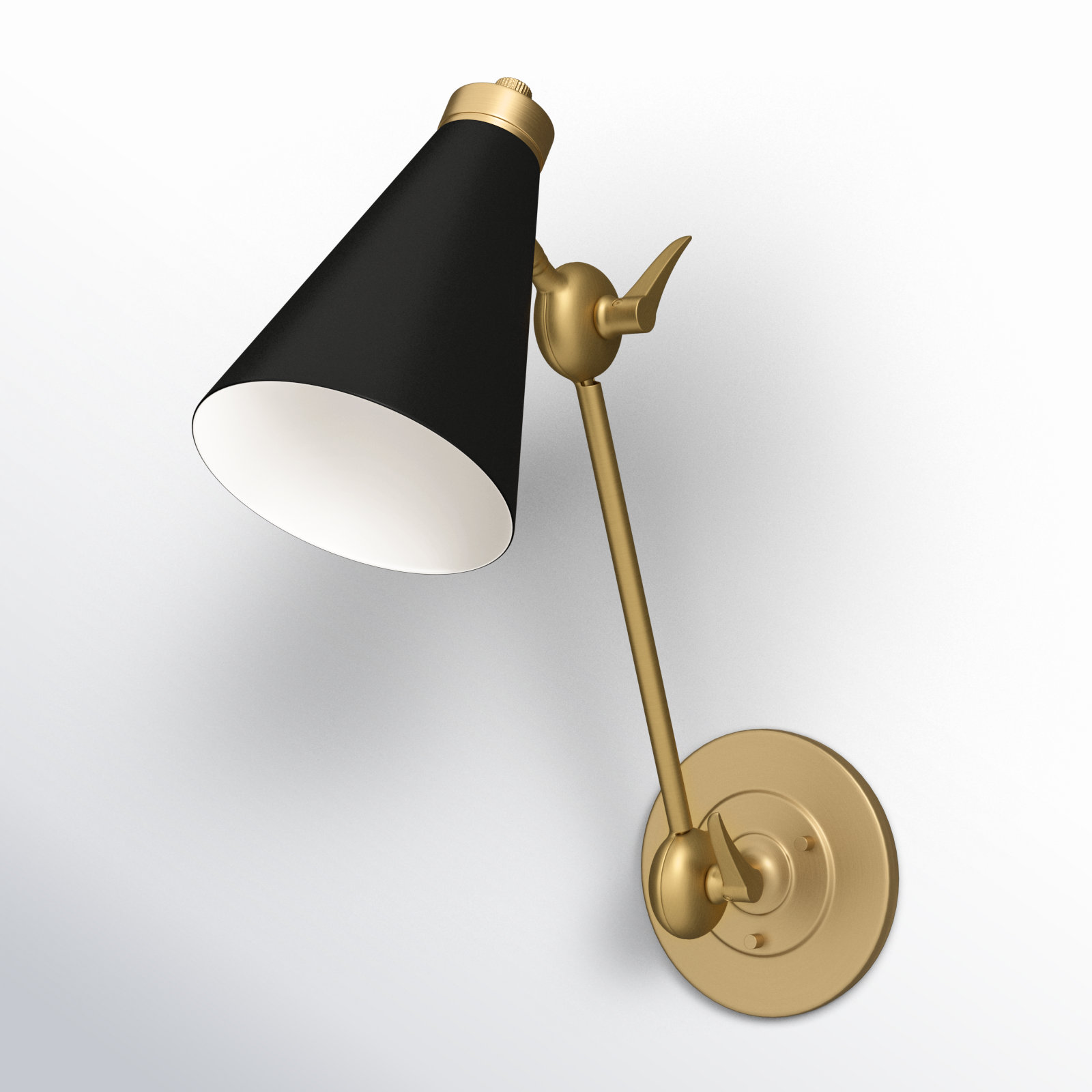 Birch Lane™ Reece 1 - Light Dimmable Swing Arm by Thomas O'Brien | Wayfair