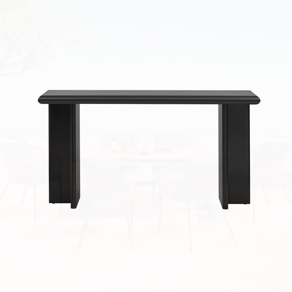 George Oliver Entryway Table with L-Shaped Legs | Wayfair