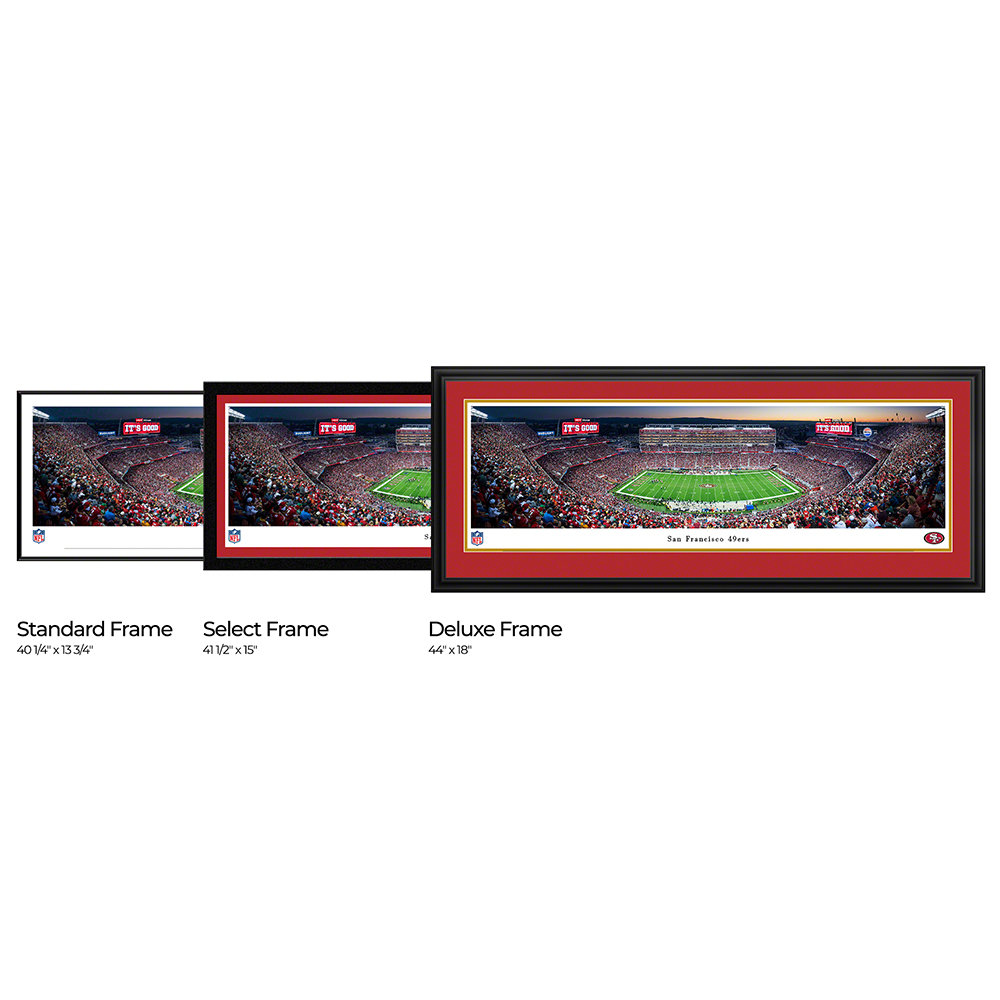 Ebern Designs San Francisco 49ers, Night Game - Select Frame | Wayfair