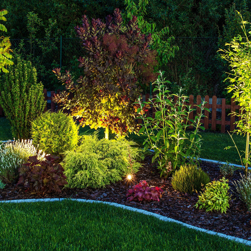 LEDVANS Bronze Integrated LED Aluminum Landscape Well Light In Ground ...